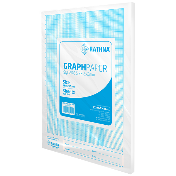 Rathna Graph Paper 2mm - 100 Sheets Pack