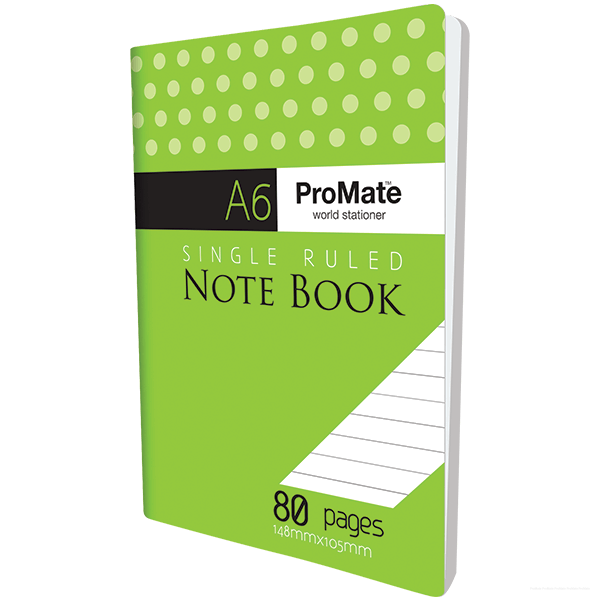 ProMate A6 Notebook 80Pgs
