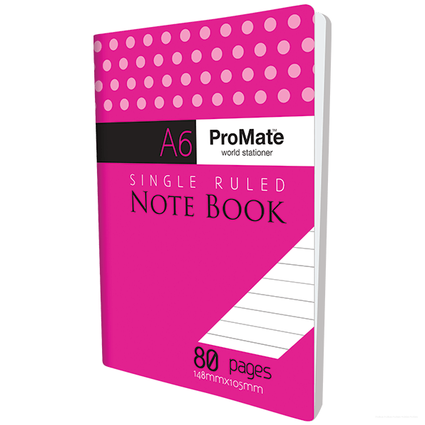 ProMate A6 Notebook 80Pgs