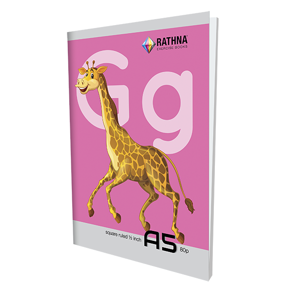 Rathna EX 80Pgs Square Ruled Half Inch Book